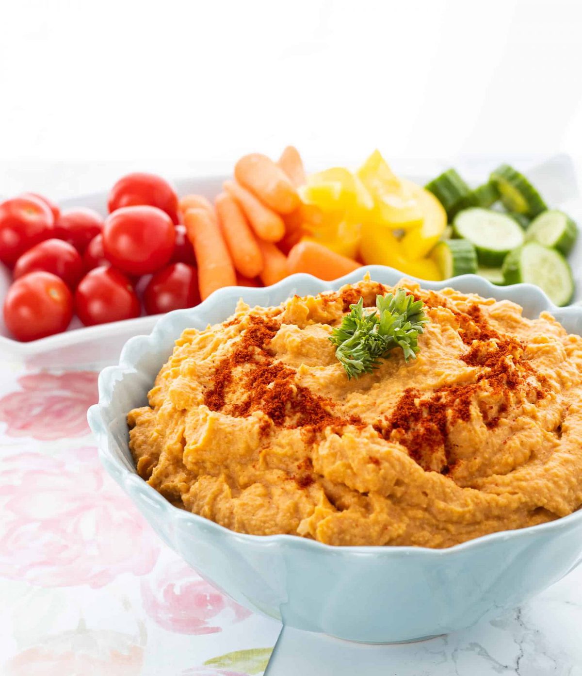 Sweet Potato Hummus Dip - Haute & Healthy Living