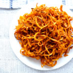 Curly Sweet Potato Fries - Haute & Healthy Living