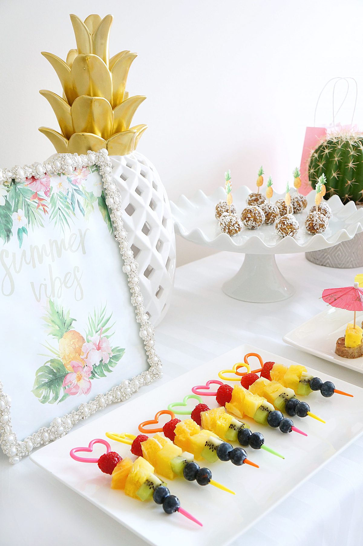 Tropical-Themed Party Ideas + FREE Printables - Haute & Healthy Living