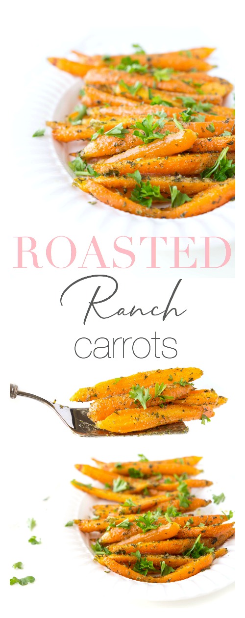 Roasted Ranch Carrots | Haute & Healthy Living