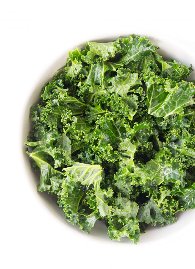 Sweet Potato Kale Bowls with Creamy Roasted Garlic Dressing | Haute ...