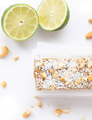 Key Lime Protein Bars {No-Bake} | Haute & Healthy Living