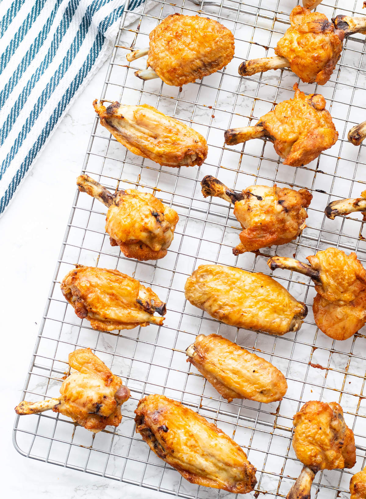 Crispy Baked Buffalo Chicken Wings - Haute & Healthy Living