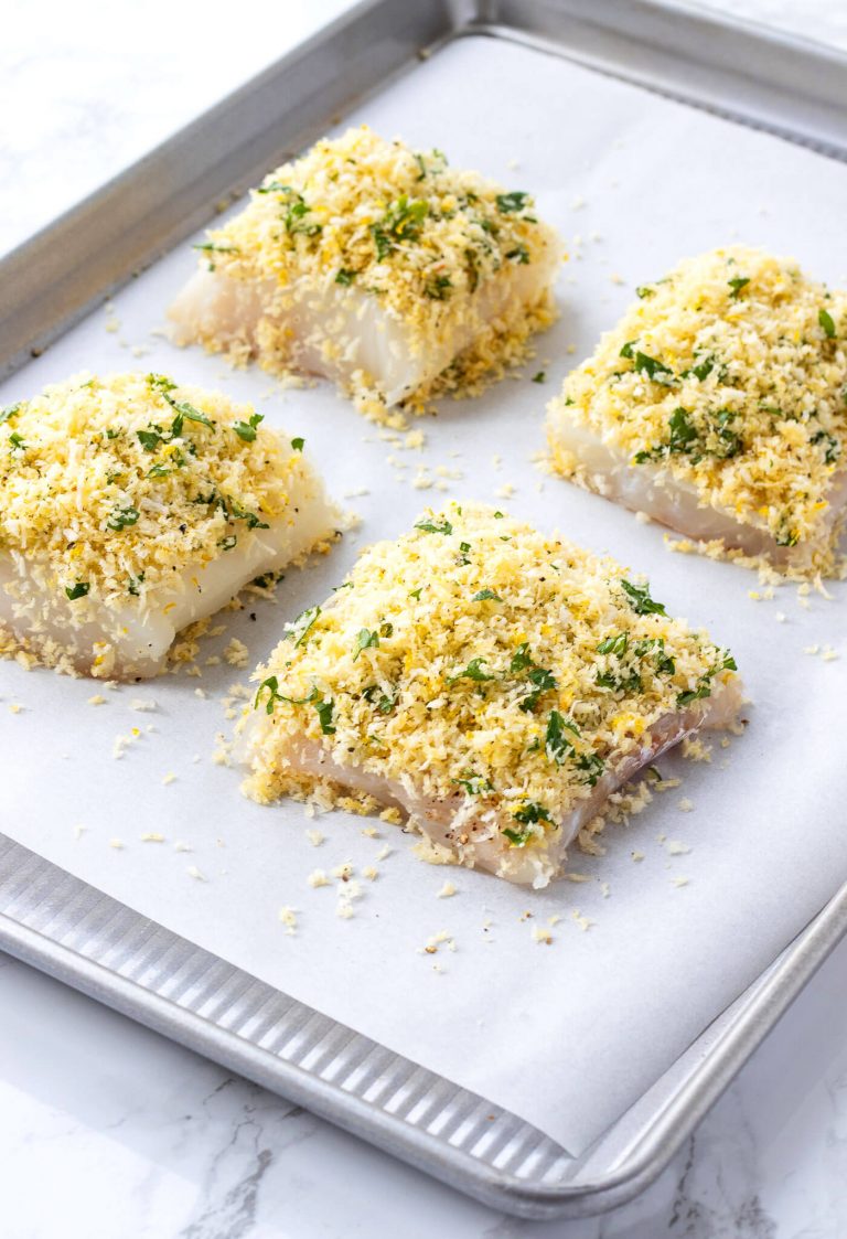 Baked Parmesan Crusted Cod - Haute & Healthy Living