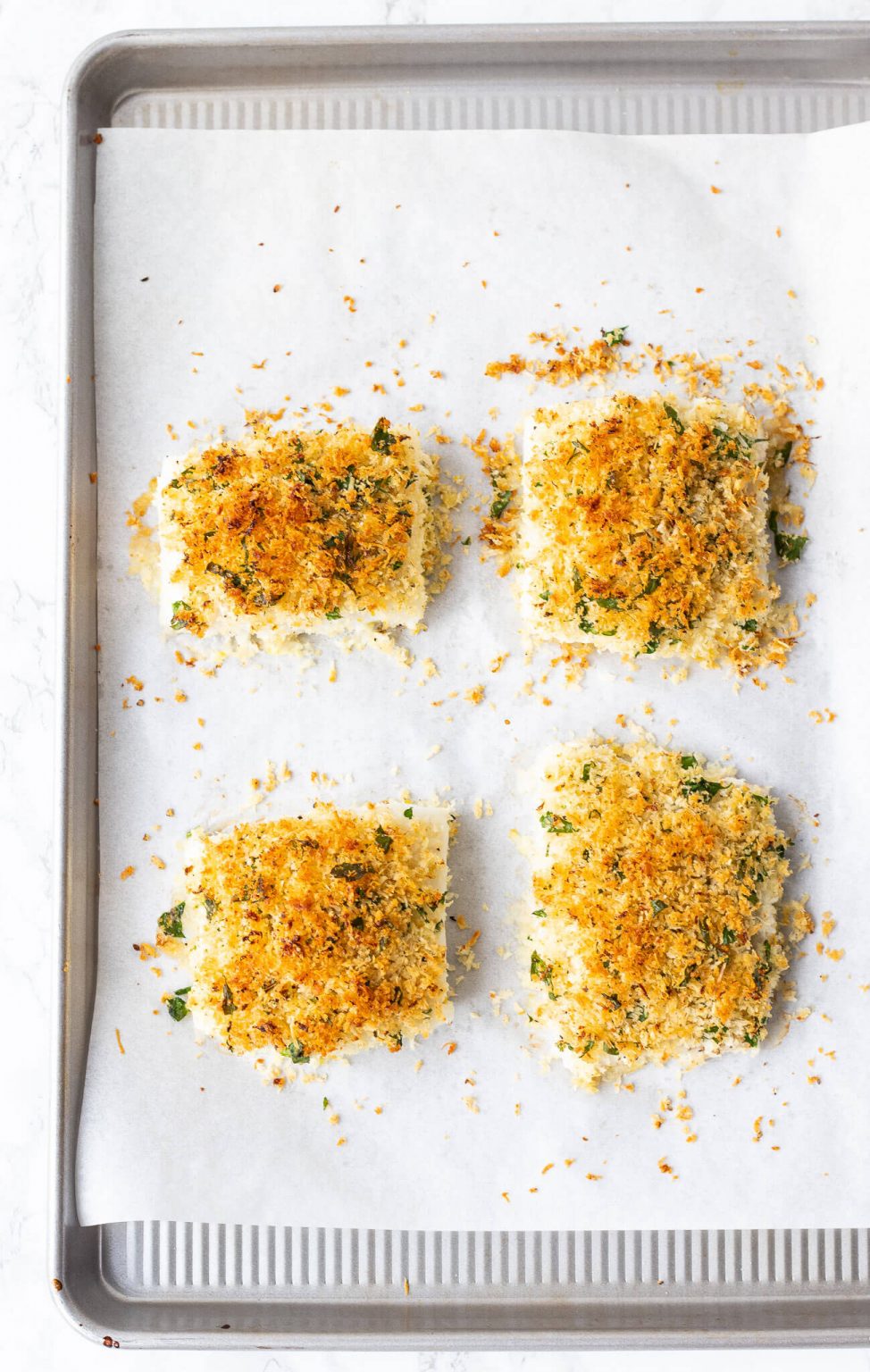 Baked Parmesan Crusted Cod - Haute & Healthy Living