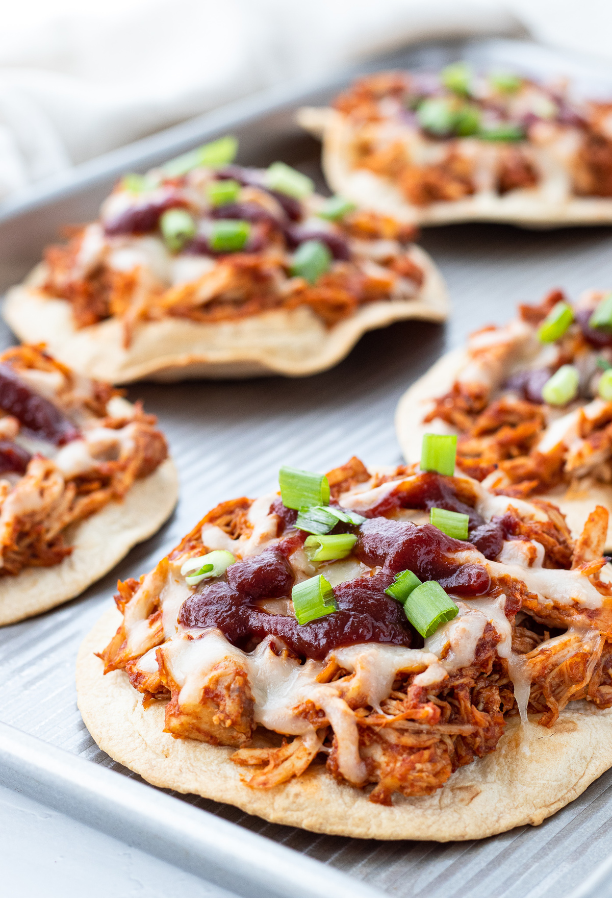 BBQ Chicken Tostadas - Haute & Healthy Living