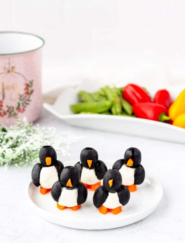Black Olive Penguins Appetizer