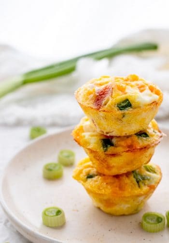 Mini Egg Bites {5-Ingredients} - Haute & Healthy Living