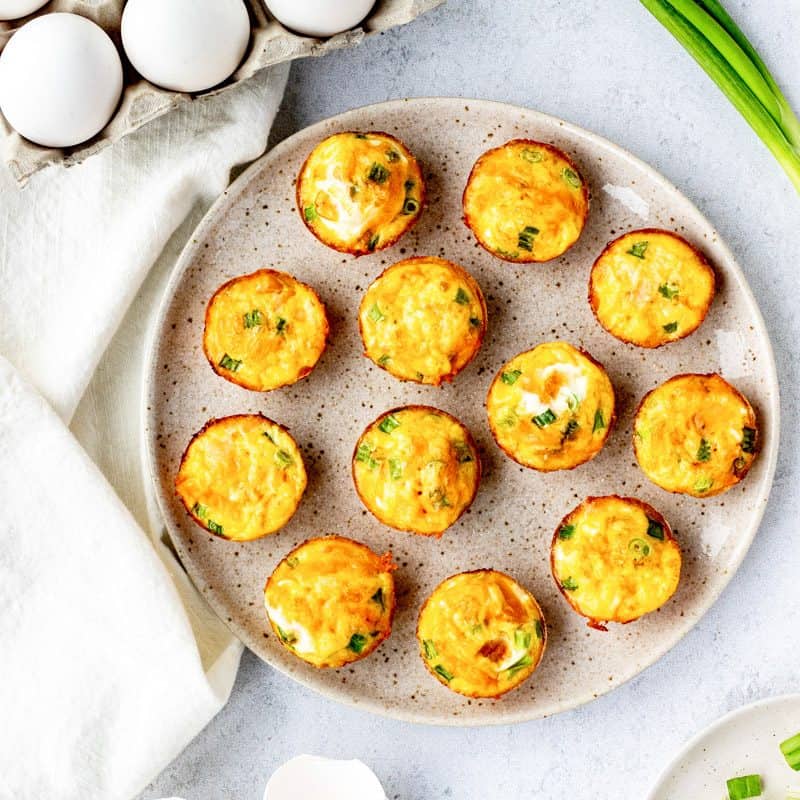 Mini Egg Bites {5-Ingredients} - Haute & Healthy Living