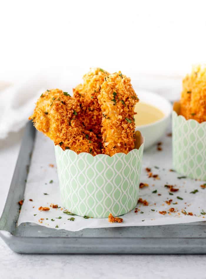 Almond Coconut Crusted Chicken Tenders | Haute & Healthy Living