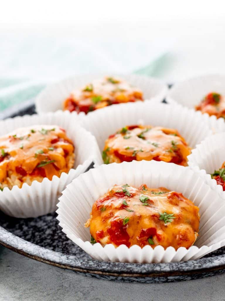 Easy Chicken Muffins - Haute & Healthy Living