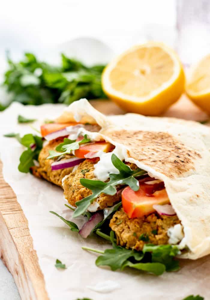 Baked Falafel Bites - Haute & Healthy Living