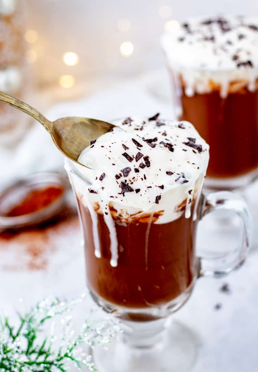 Healthy Hot Chocolate with Cacao {Dairy-free}