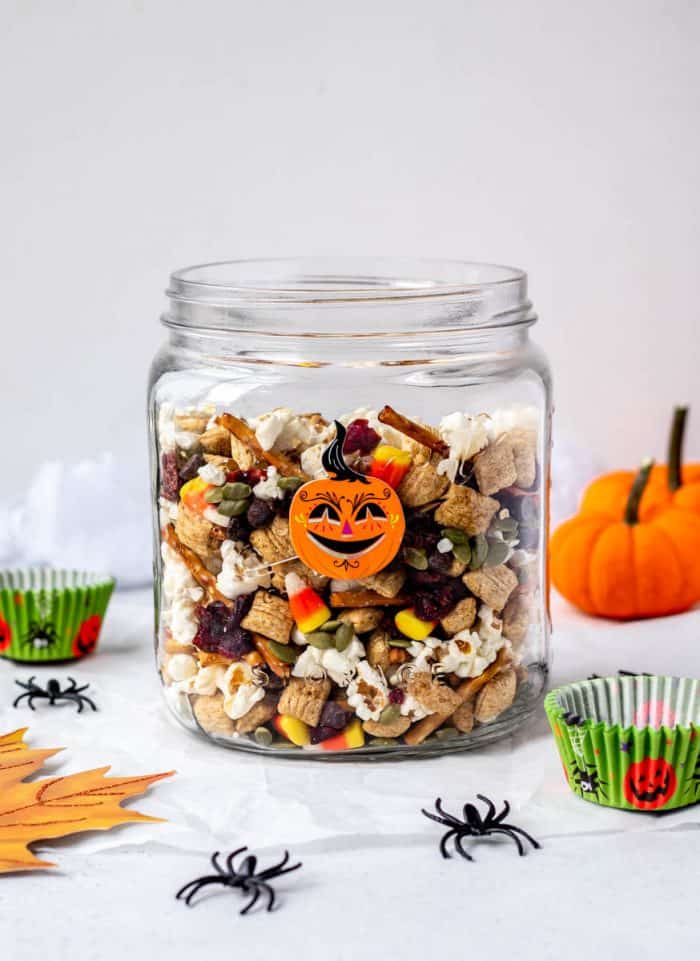 Halloween Trail Mix With Popcorn