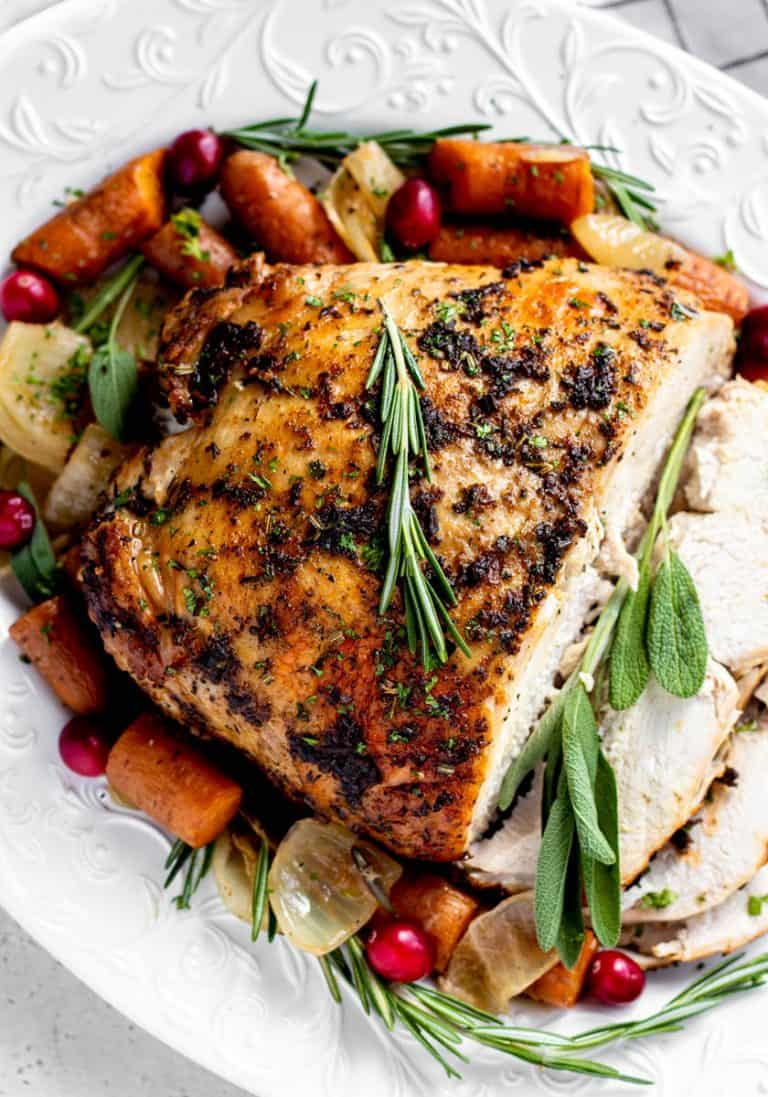 Slow Cooker Turkey Breast Roast {Boneless}