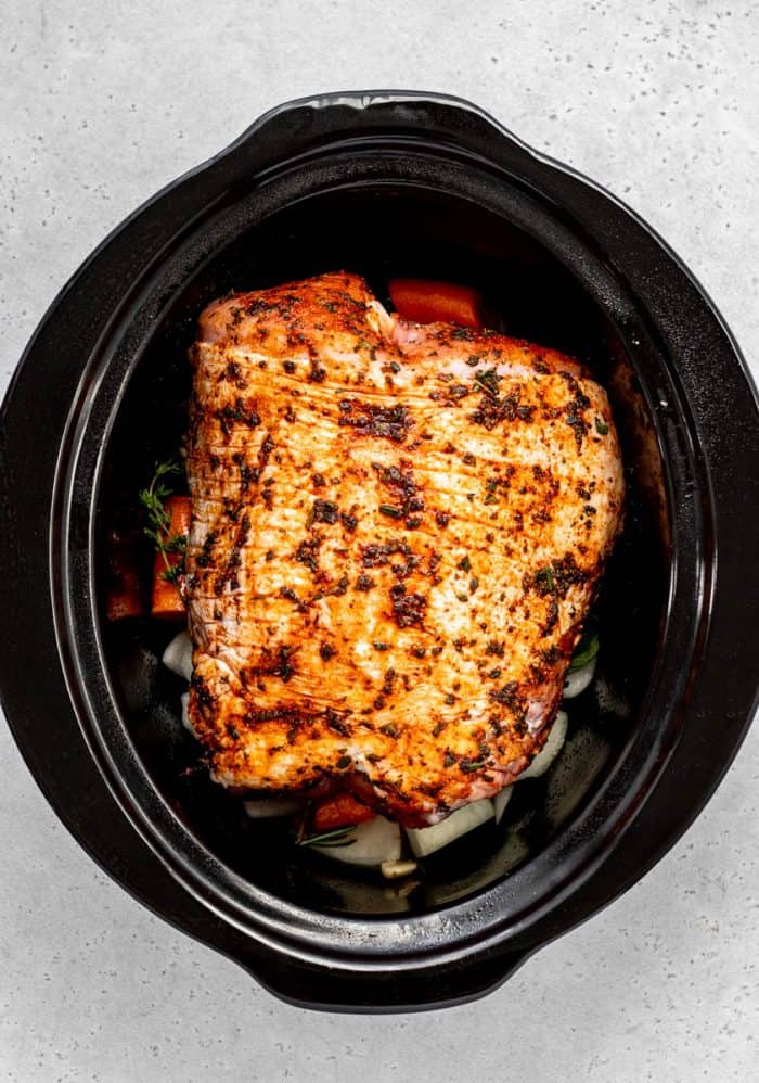 Slow Cooker Turkey Breast Roast {Boneless}