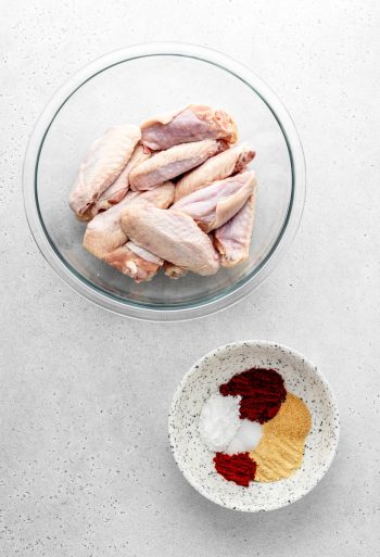 Crispy Air Fryer Chicken Wings {With Baking Powder}
