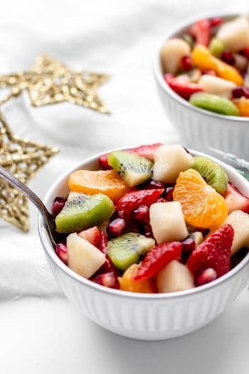 Festive Christmas Fruit Salad