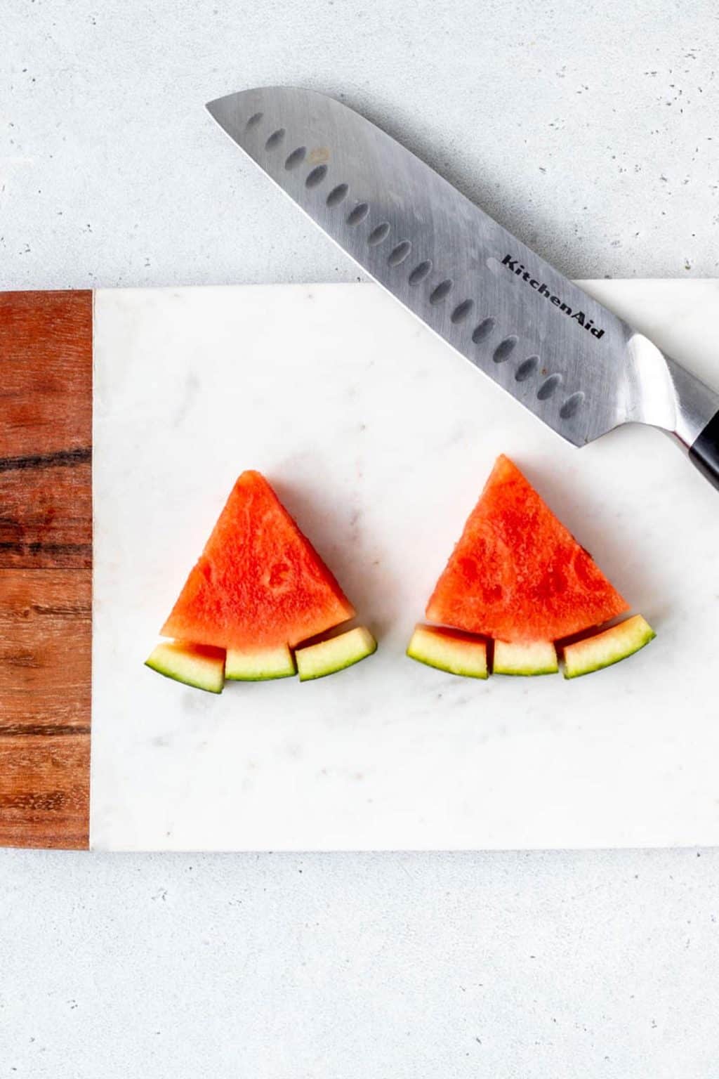 Watermelon Christmas Trees - Haute & Healthy Living