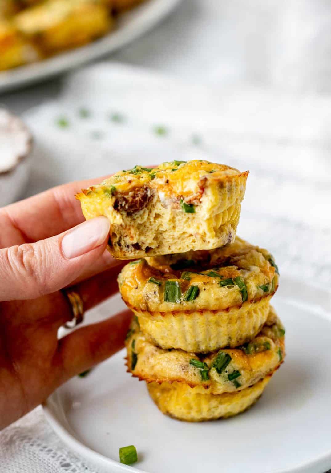 Best Mini Crustless Quiche Recipe {Without Pastry} - Haute & Healthy Living