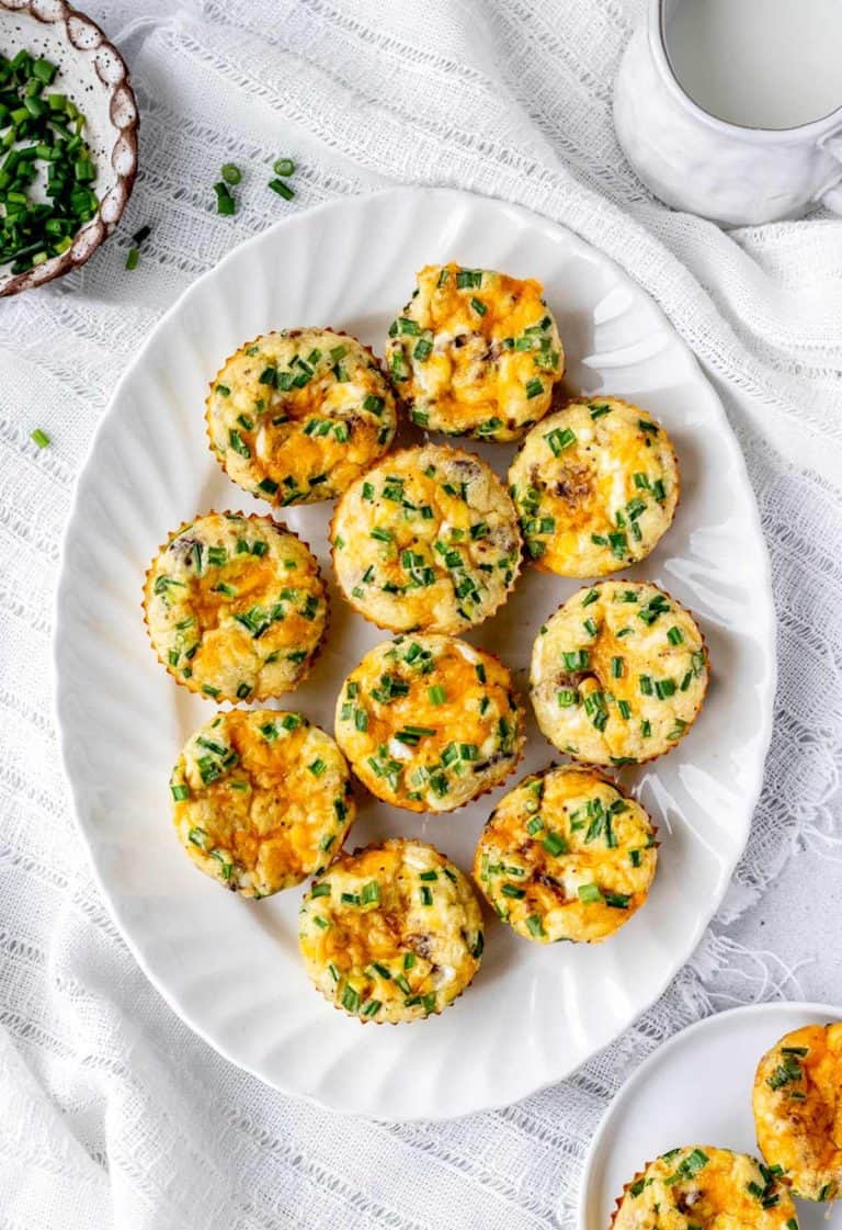 Best Mini Crustless Quiche Recipe {Without Pastry} - Haute & Healthy Living