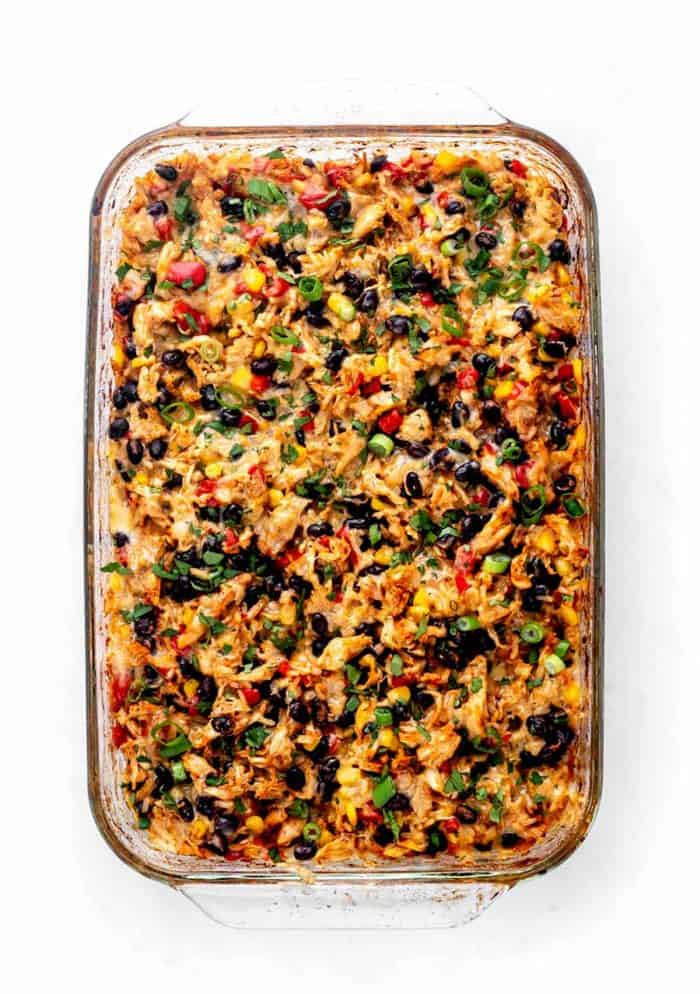 Easy Chicken Burrito Casserole - Haute & Healthy Living