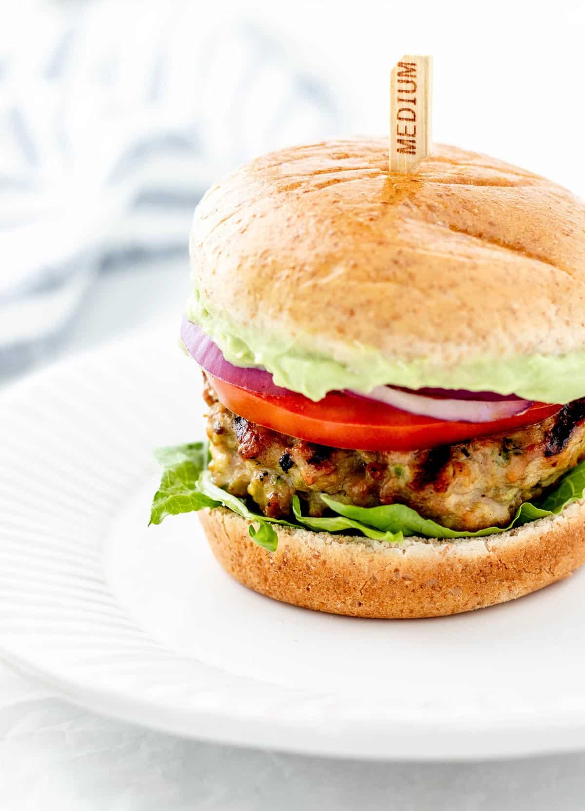 Chicken Avocado Burgers - Haute & Healthy Living