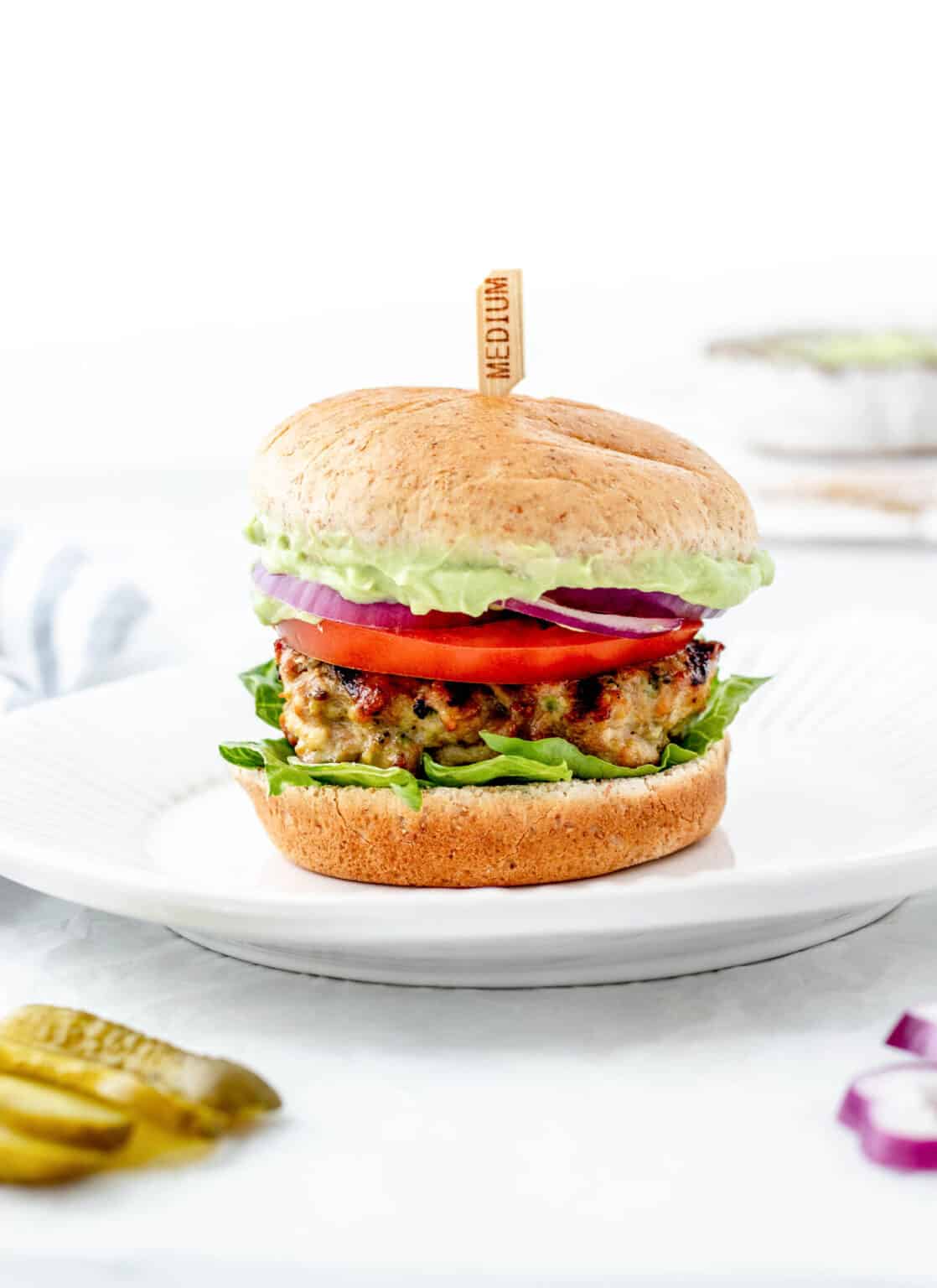 Chicken Avocado Burgers - Haute & Healthy Living