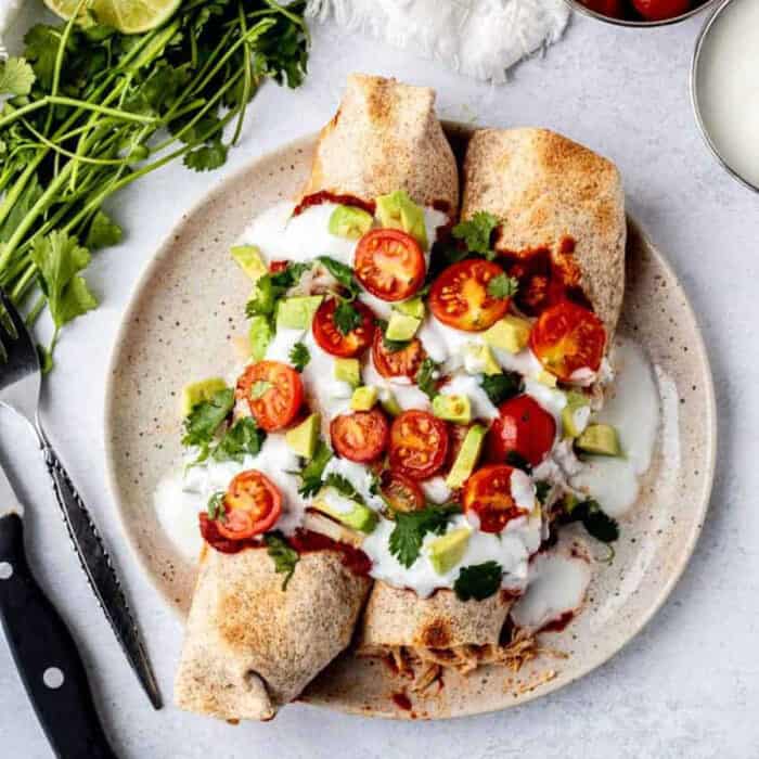 Healthy Chicken Enchiladas Recipe - Haute & Healthy Living
