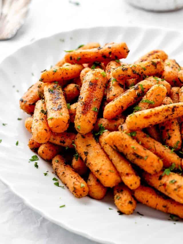Roasted Ranch Baby Carrots Recipe Story - Haute & Healthy Living