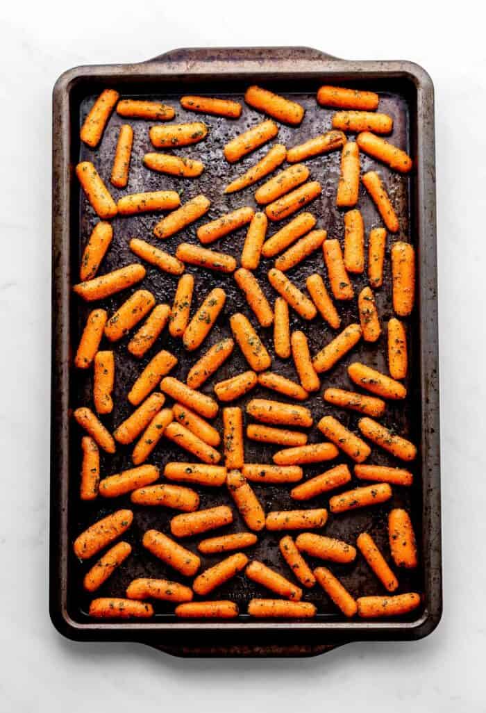 Roasted Ranch Baby Carrots Recipe | Haute & Healthy Living