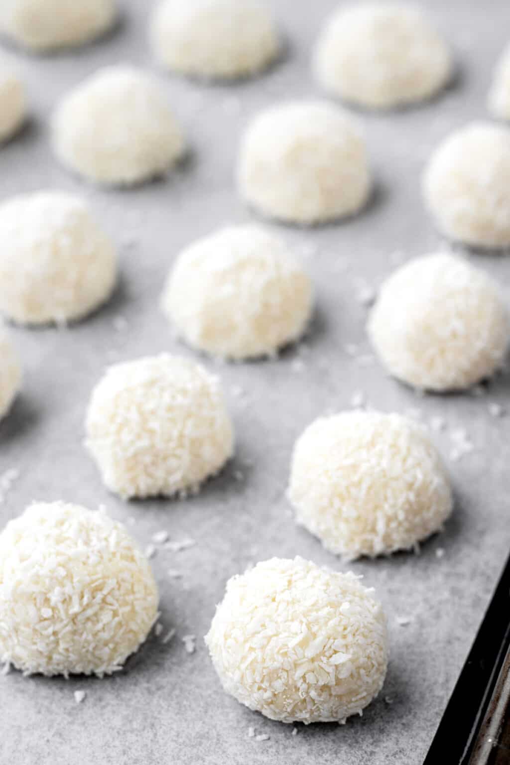 White Chocolate Coconut Truffles {3-Ingredients} - Haute & Healthy Living