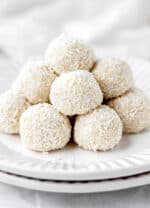 White Chocolate Coconut Truffles {3-Ingredients} - Haute & Healthy Living