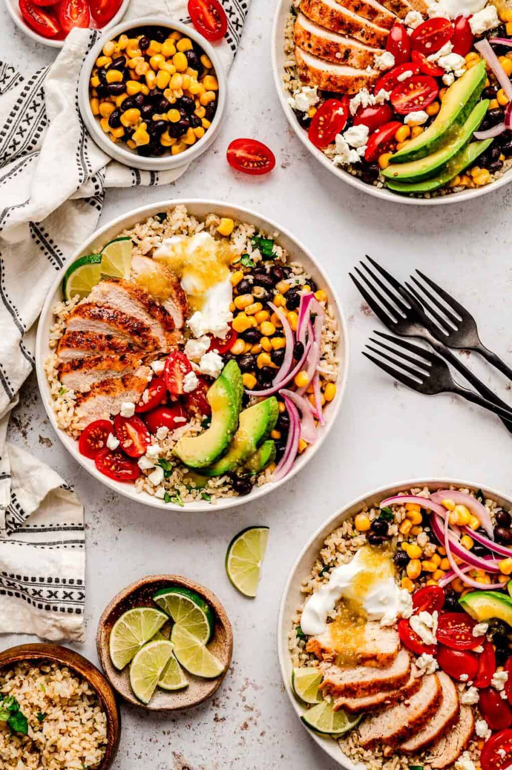 Copycat Panera Bread Baja Bowl Recipe with Chicken - Haute & Healthy Living