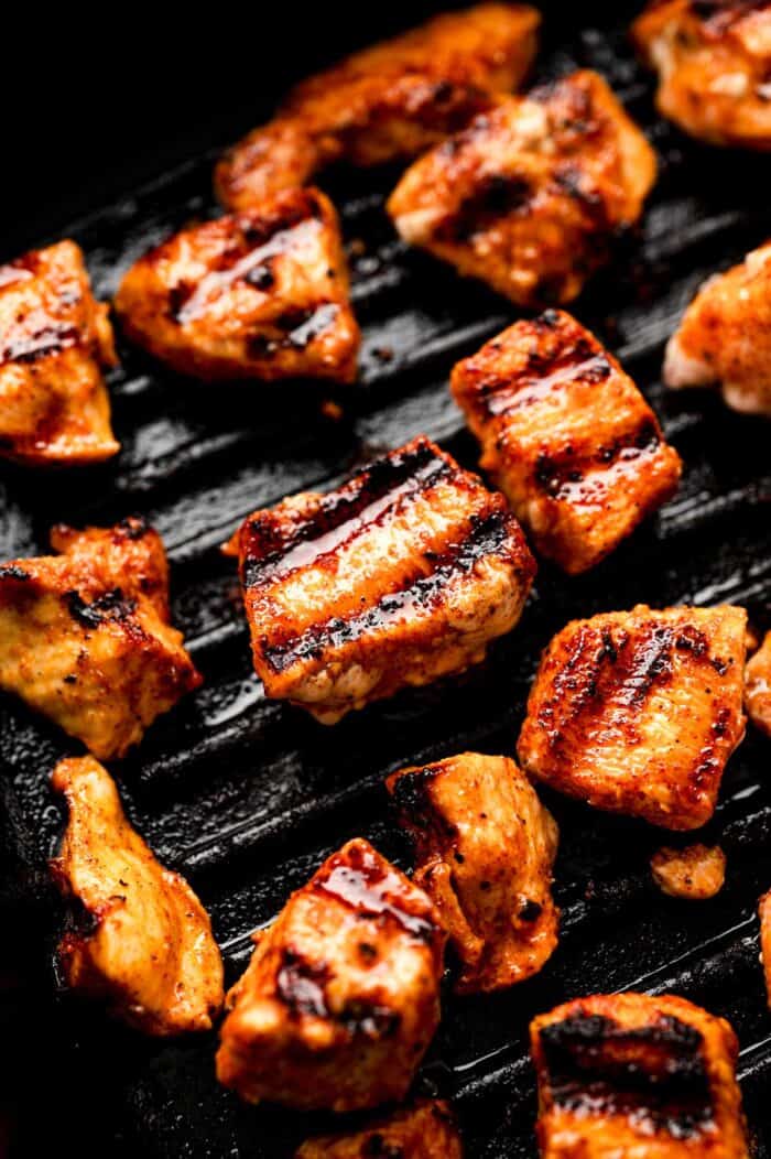 Homemade Grilled Chicken Nuggets - Haute & Healthy Living