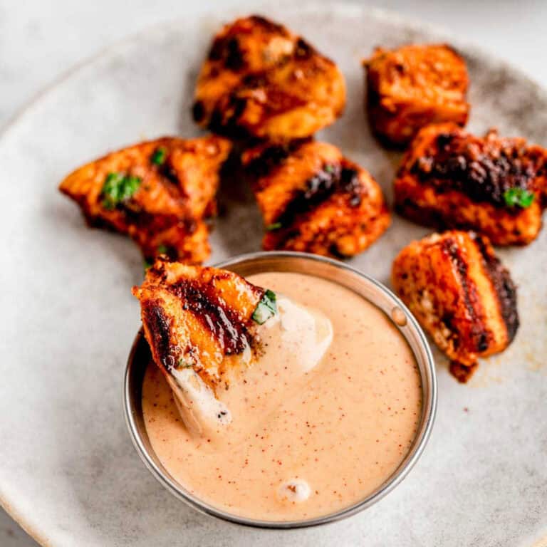 Homemade Grilled Chicken Nuggets - Haute & Healthy Living