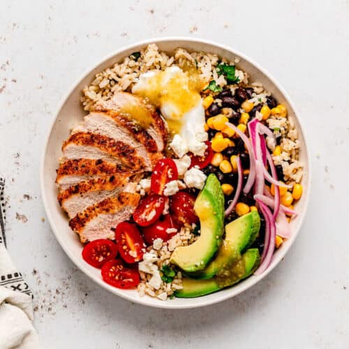 Copycat Panera Bread Baja Bowl Recipe with Chicken - Haute & Healthy Living