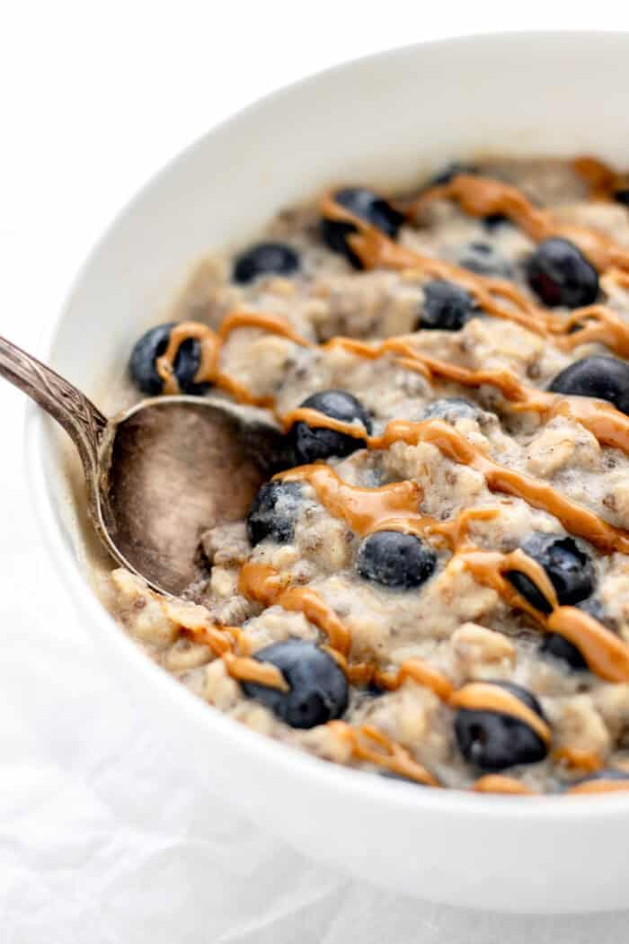 Macro-Friendly High Protein Oatmeal - Haute & Healthy Living
