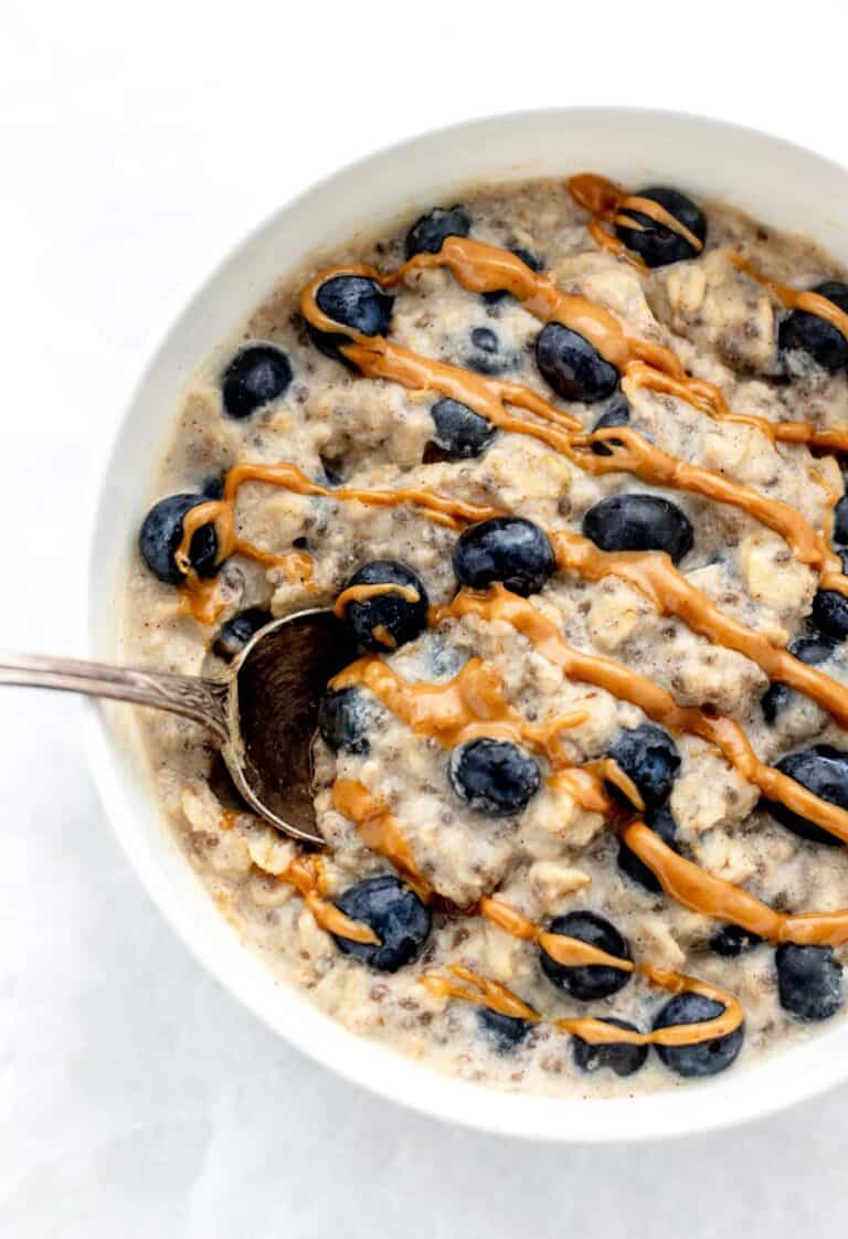 Macro-Friendly High Protein Oatmeal - Haute & Healthy Living