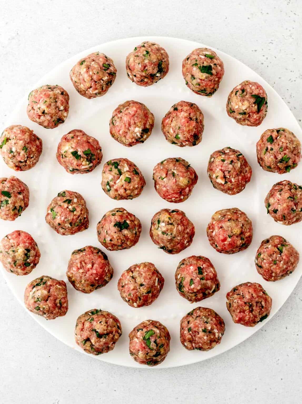 Healthy Homemade Beef Meatballs {High Protein} - Haute & Healthy Living