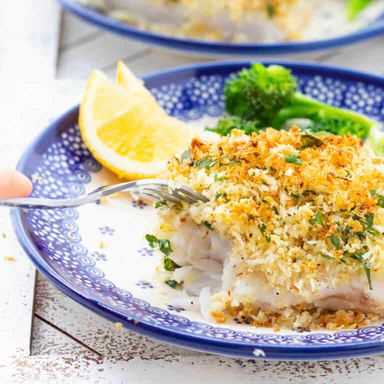 Baked Parmesan Crusted Cod - Haute & Healthy Living