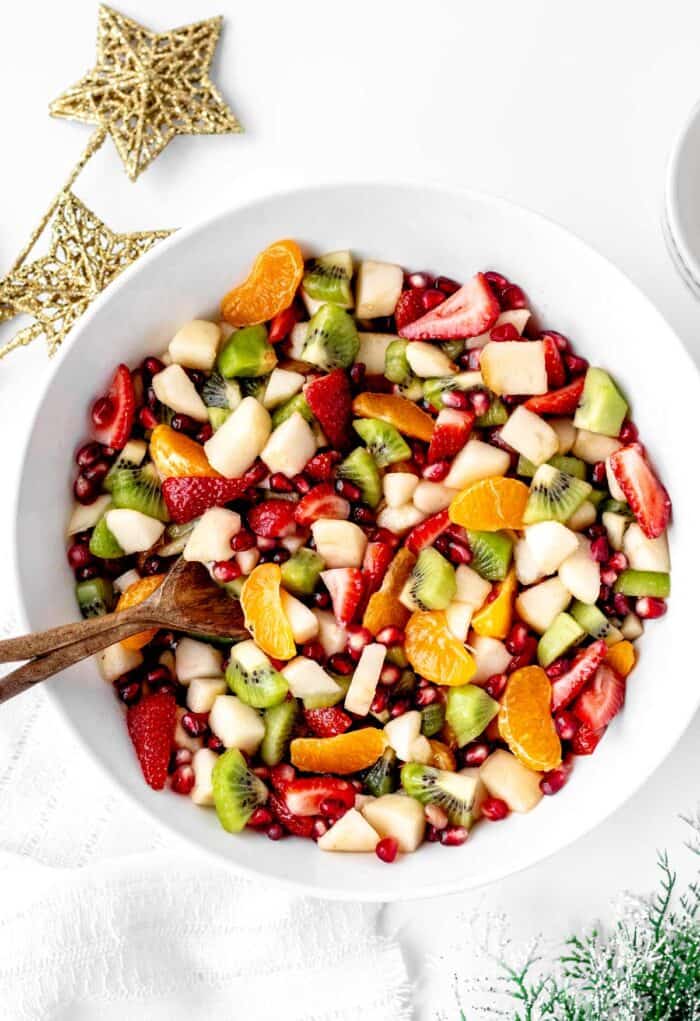 Festive Christmas Fruit Salad