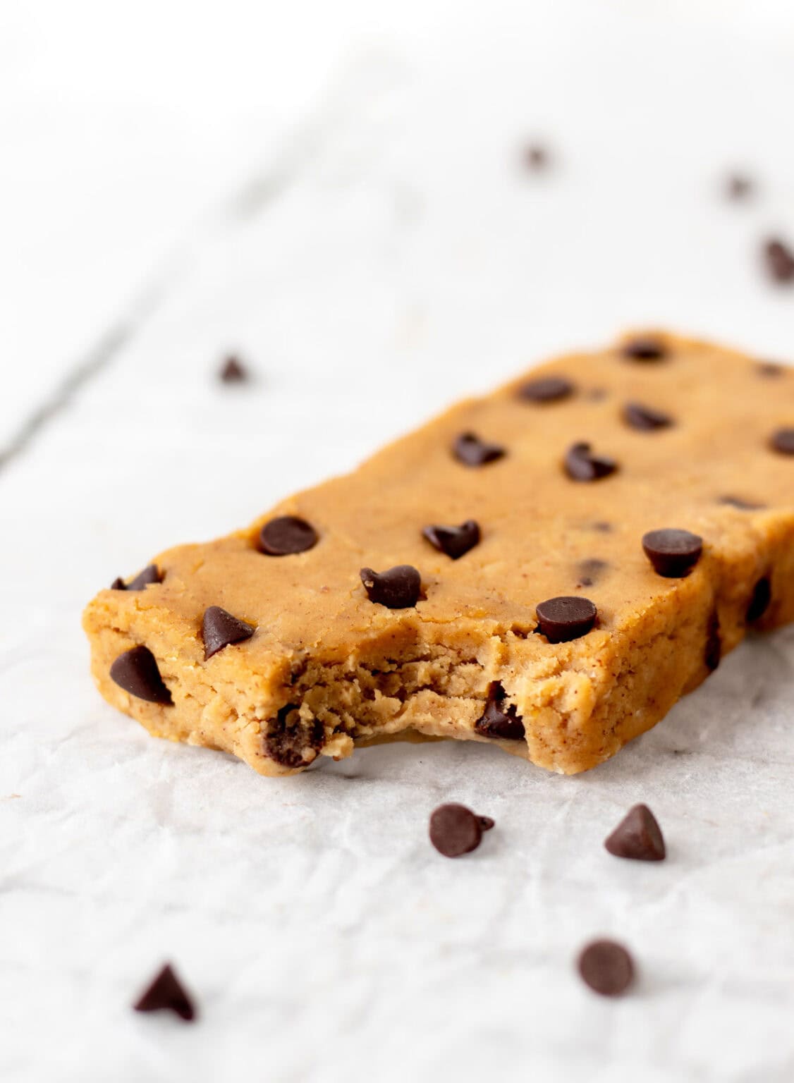 Chickpea Cookie Dough Protein Bars - Haute & Healthy Living