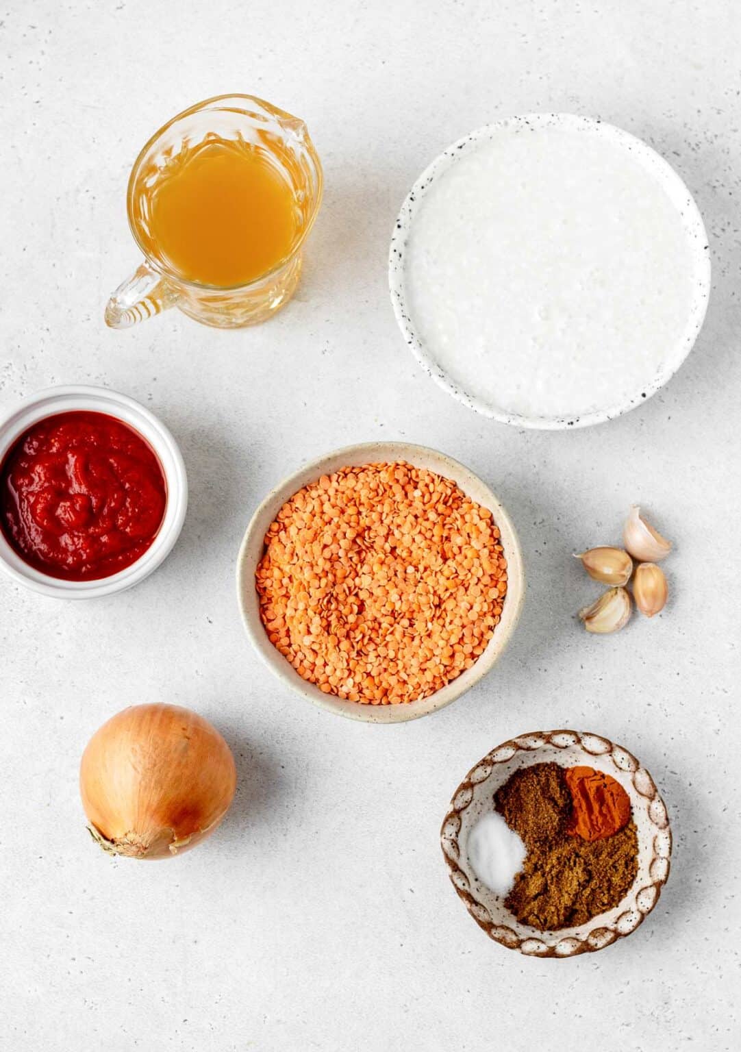 Slow Cooker Red Lentil Dahl with Coconut Milk - Haute & Healthy Living