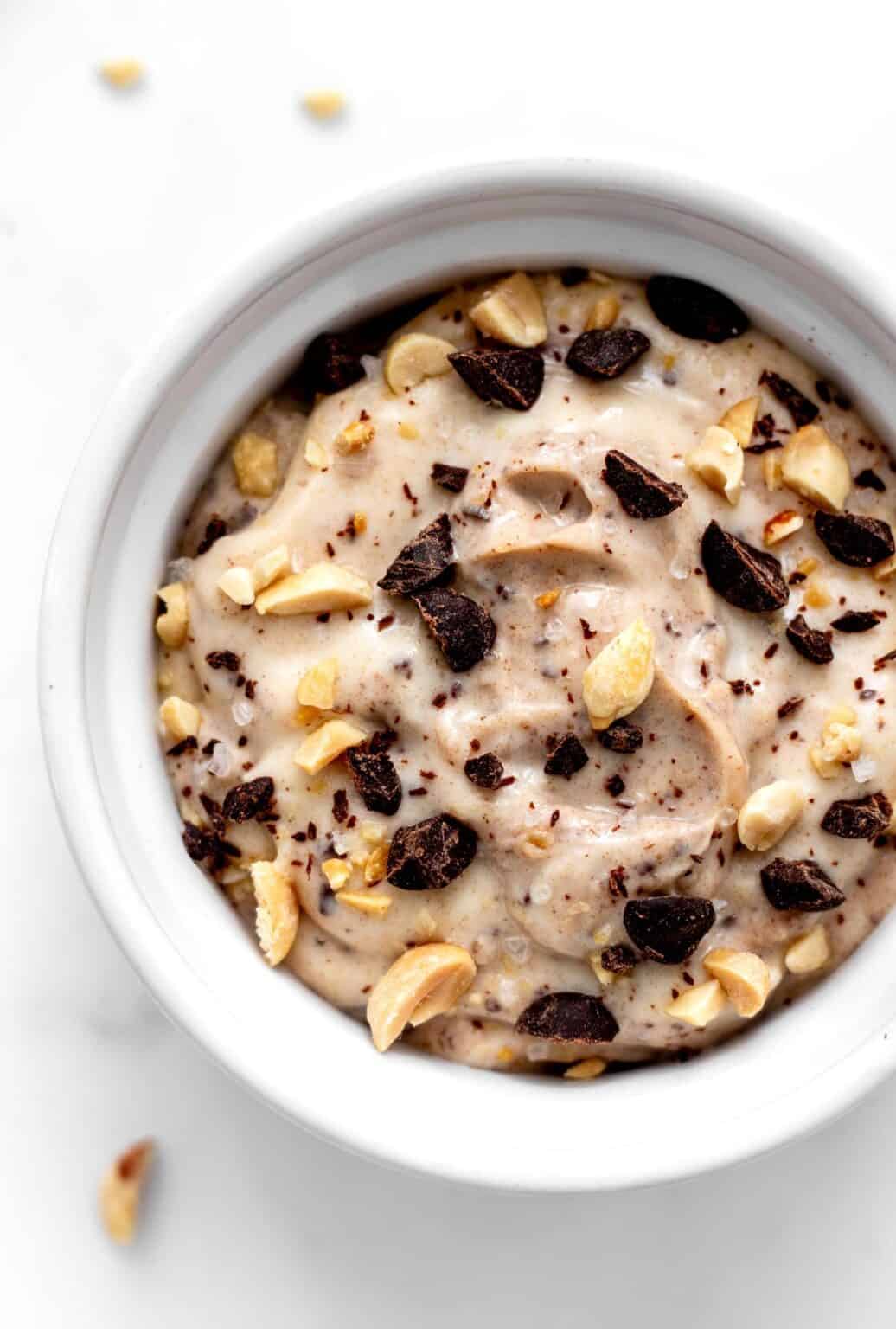 Healthy Cottage Cheese Snickers Bowl {High Protein} - Haute & Healthy ...