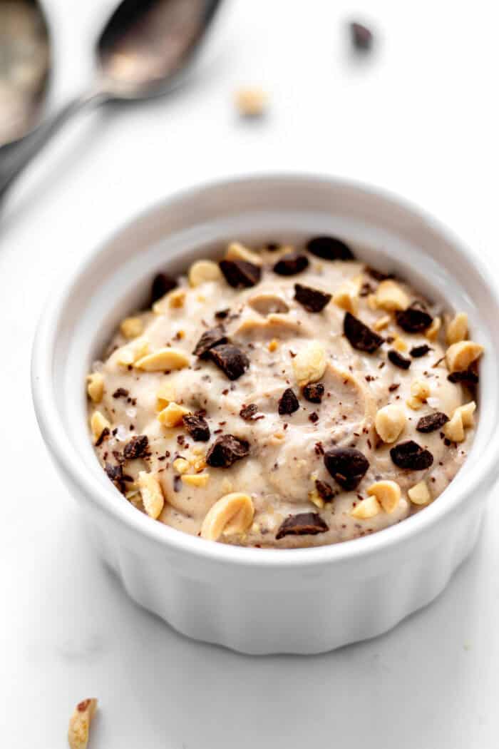 Healthy Cottage Cheese Snickers Bowl {High Protein} - Haute & Healthy ...