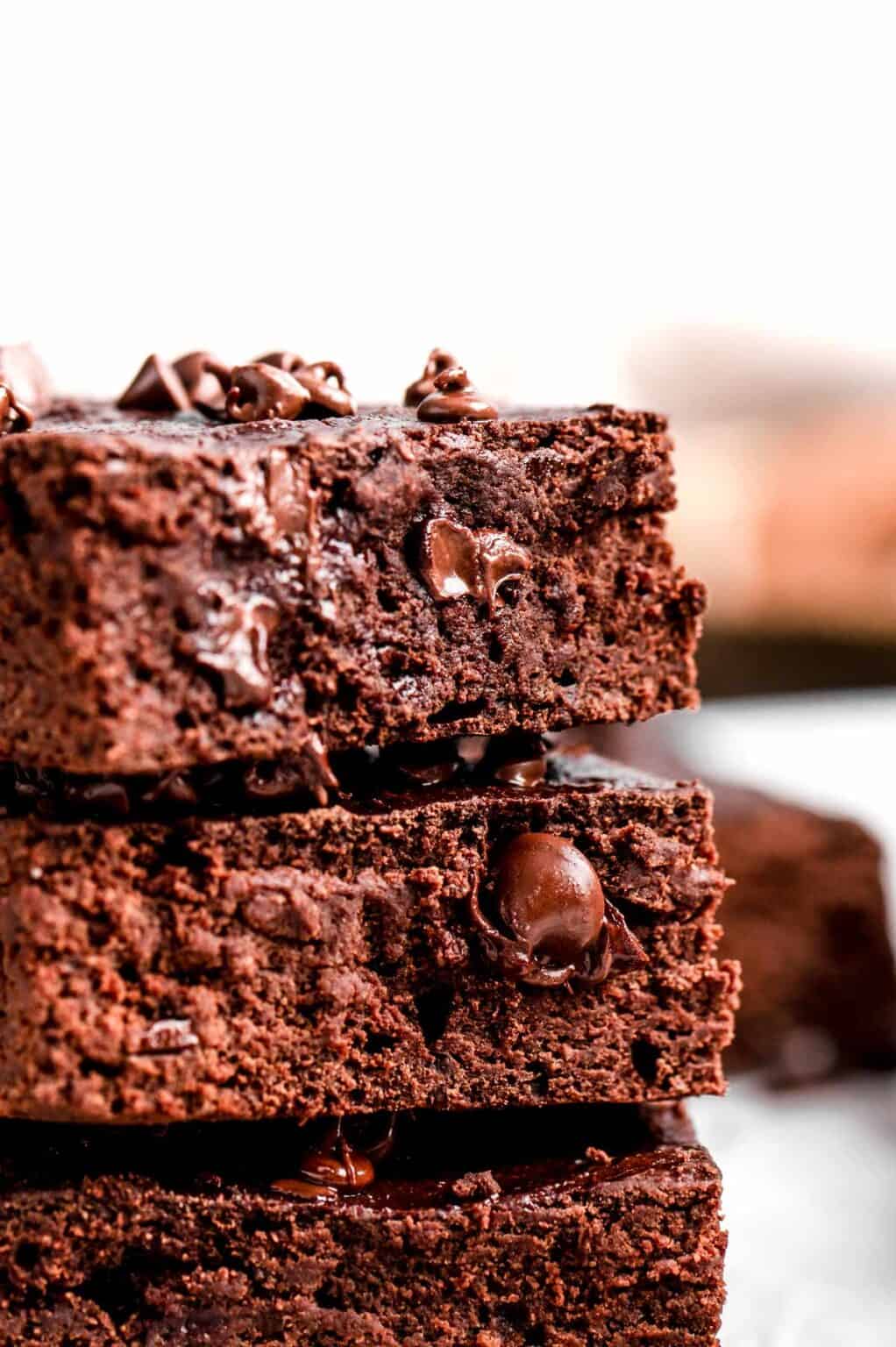 Cottage Cheese Brownies - Haute & Healthy Living