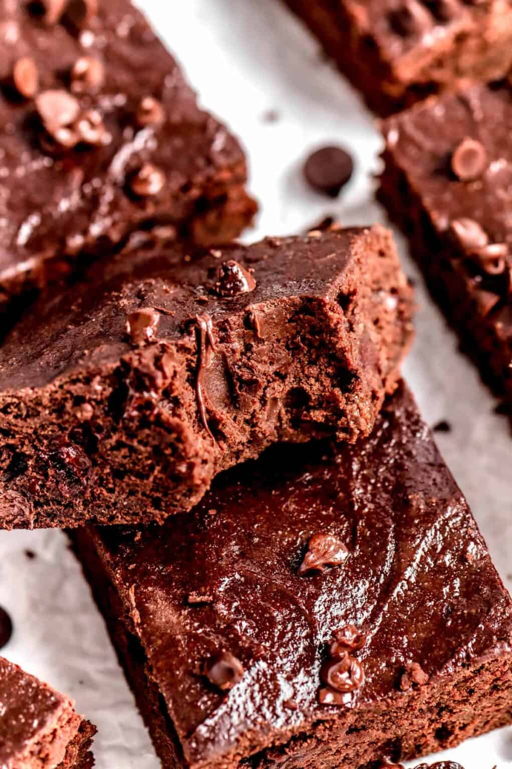 Cottage Cheese Brownies - Haute & Healthy Living