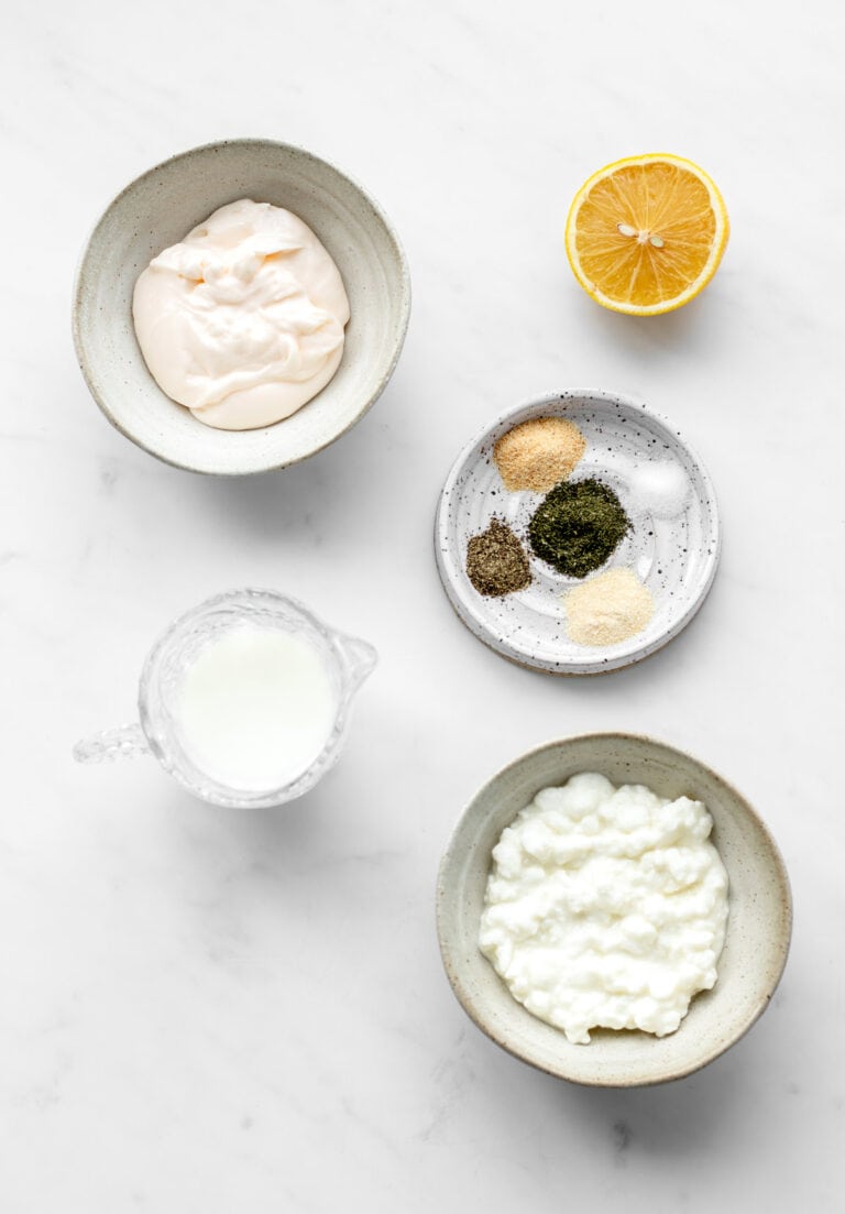 Whipped Cottage Cheese Ranch Dressing - Haute & Healthy Living