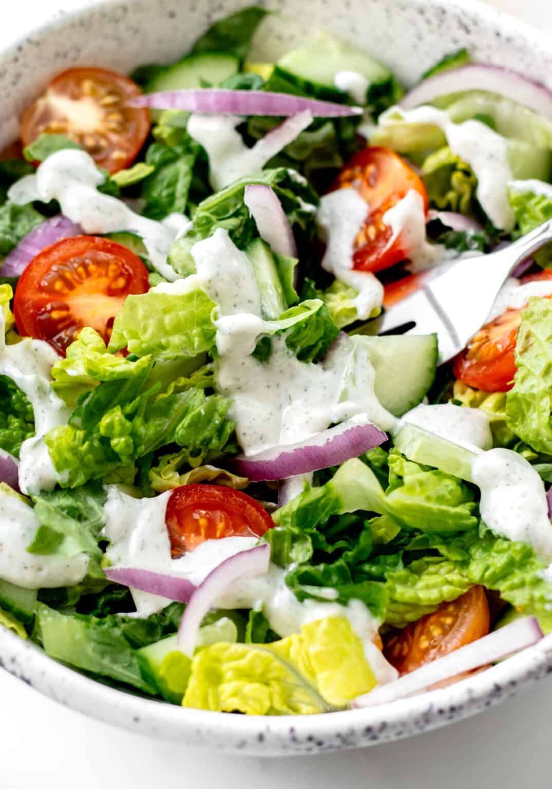 Whipped Cottage Cheese Ranch Dressing - Haute & Healthy Living